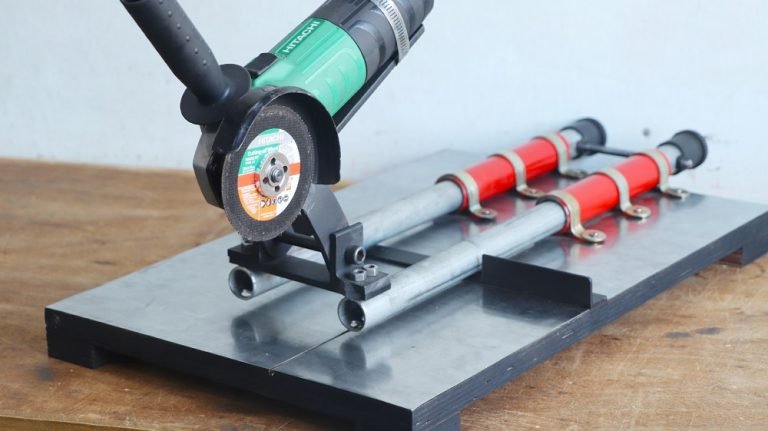 How To Make Sliding Angle Grinder Stand / Miter Saw | Mistry MakeTool