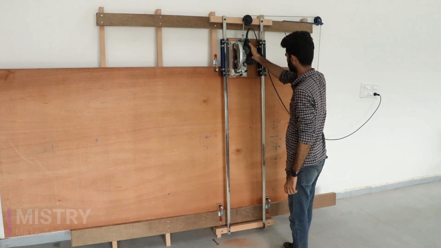 How To Make Panel Saw | DIY Woodworking Saw | Mistry MakeTool